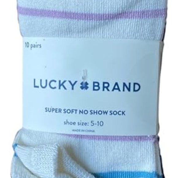 Lucky Brand | Accessories | Nwt Lucky Brand Womens Super Soft No Show ...